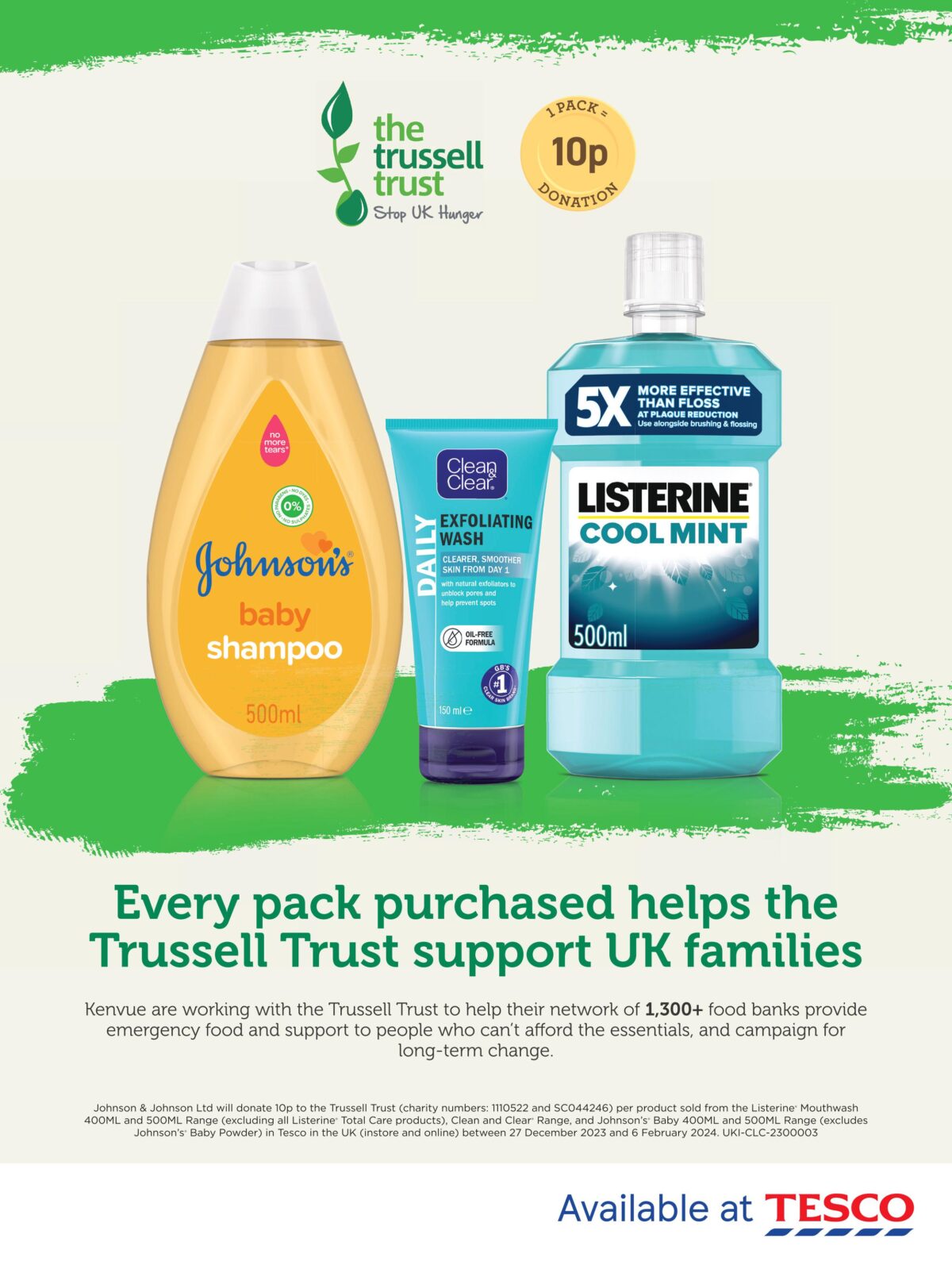 Kenvue works with Tesco and the Trussell Trust to help address poverty ...