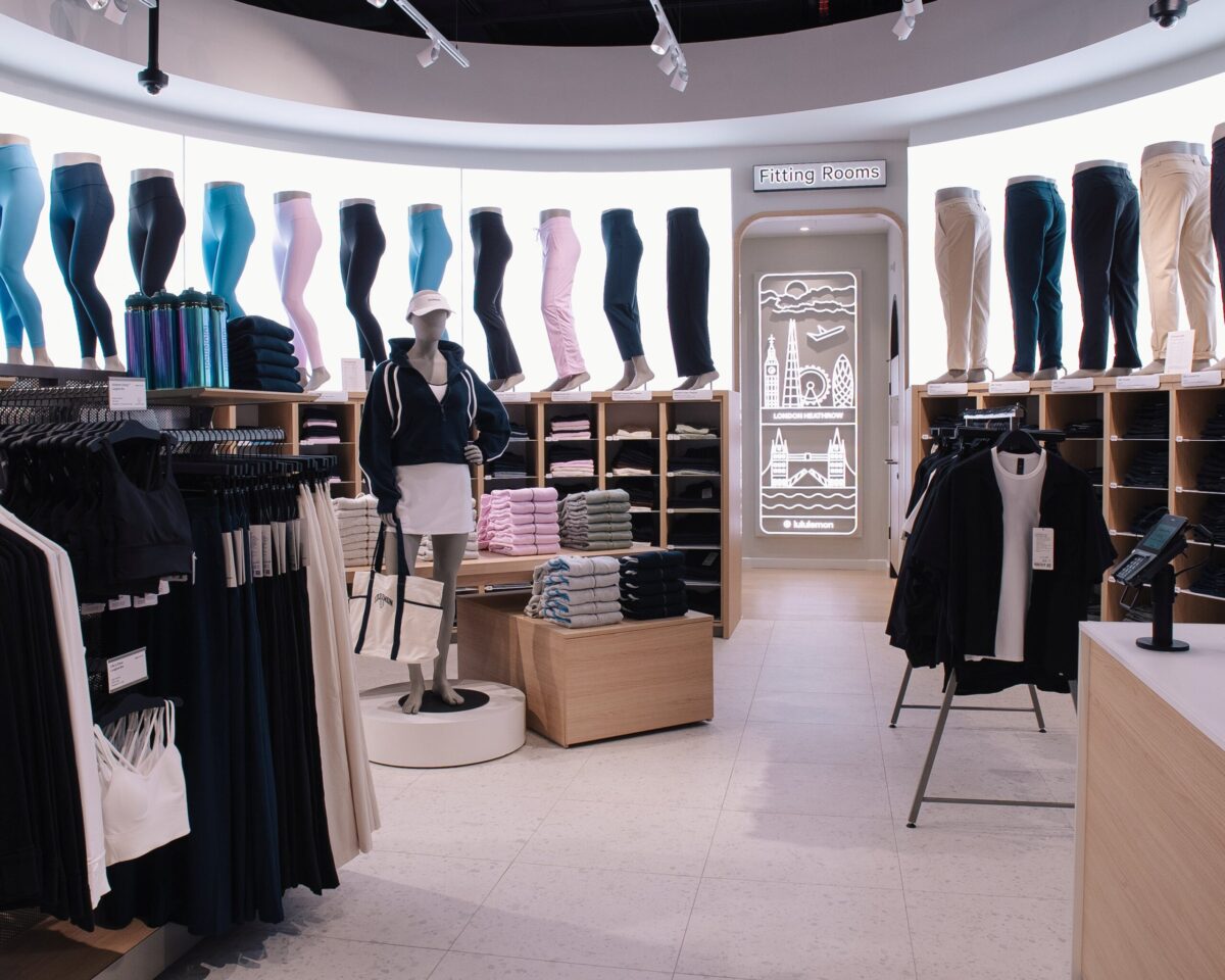 lululemon lands at Heathrow with first airport store in Europe - A1 ...