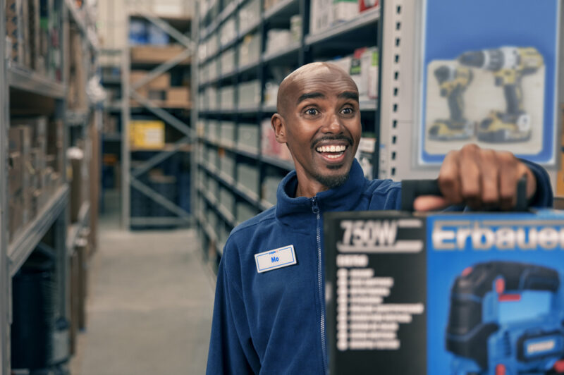 Screwfix recruits Sir Mo Farah to show customers how fast their service ...